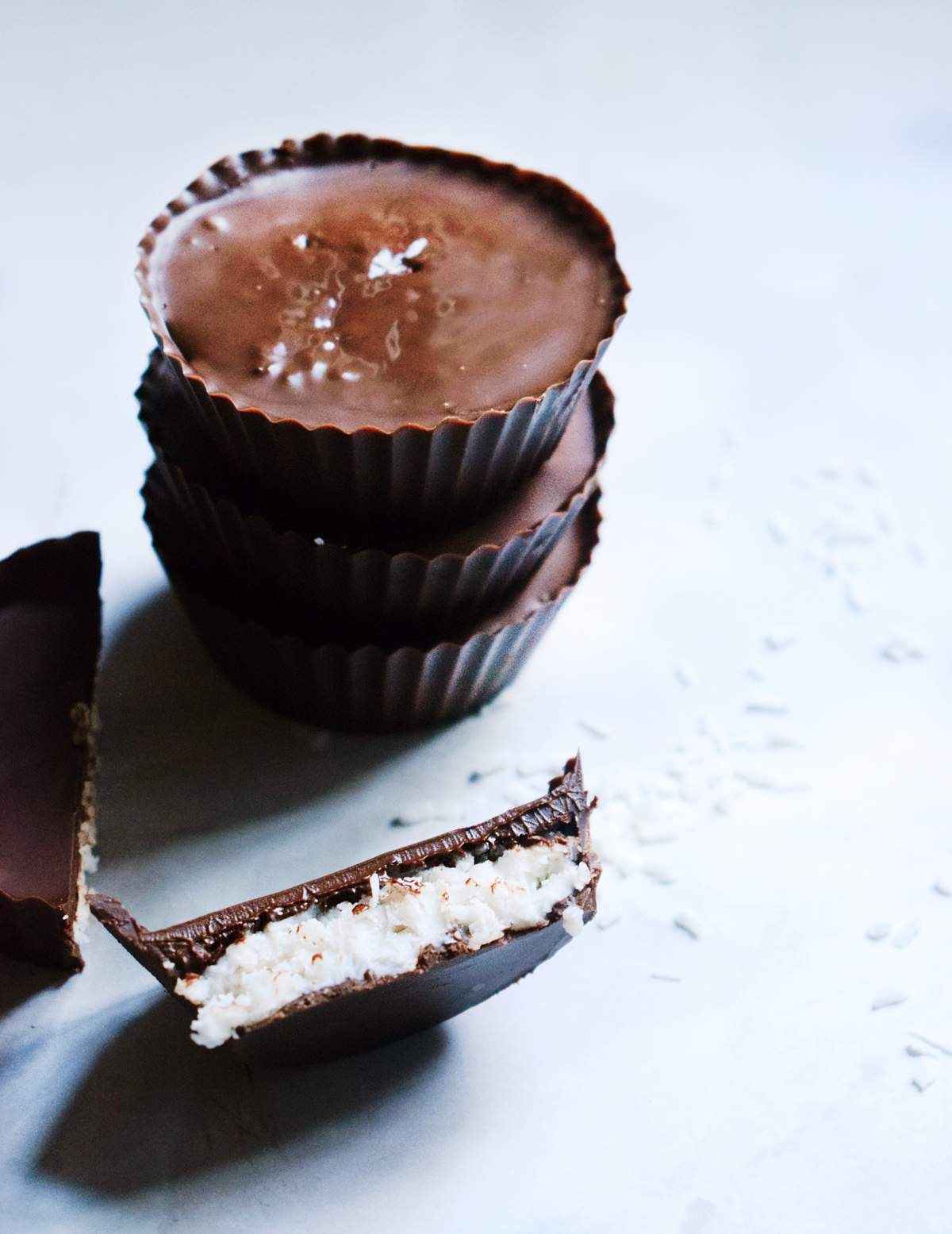Chocolate coconut cups - Let's Eat Smart