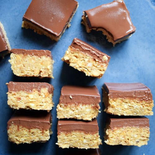 Vegan protein flapjacks - Let's Eat Smart