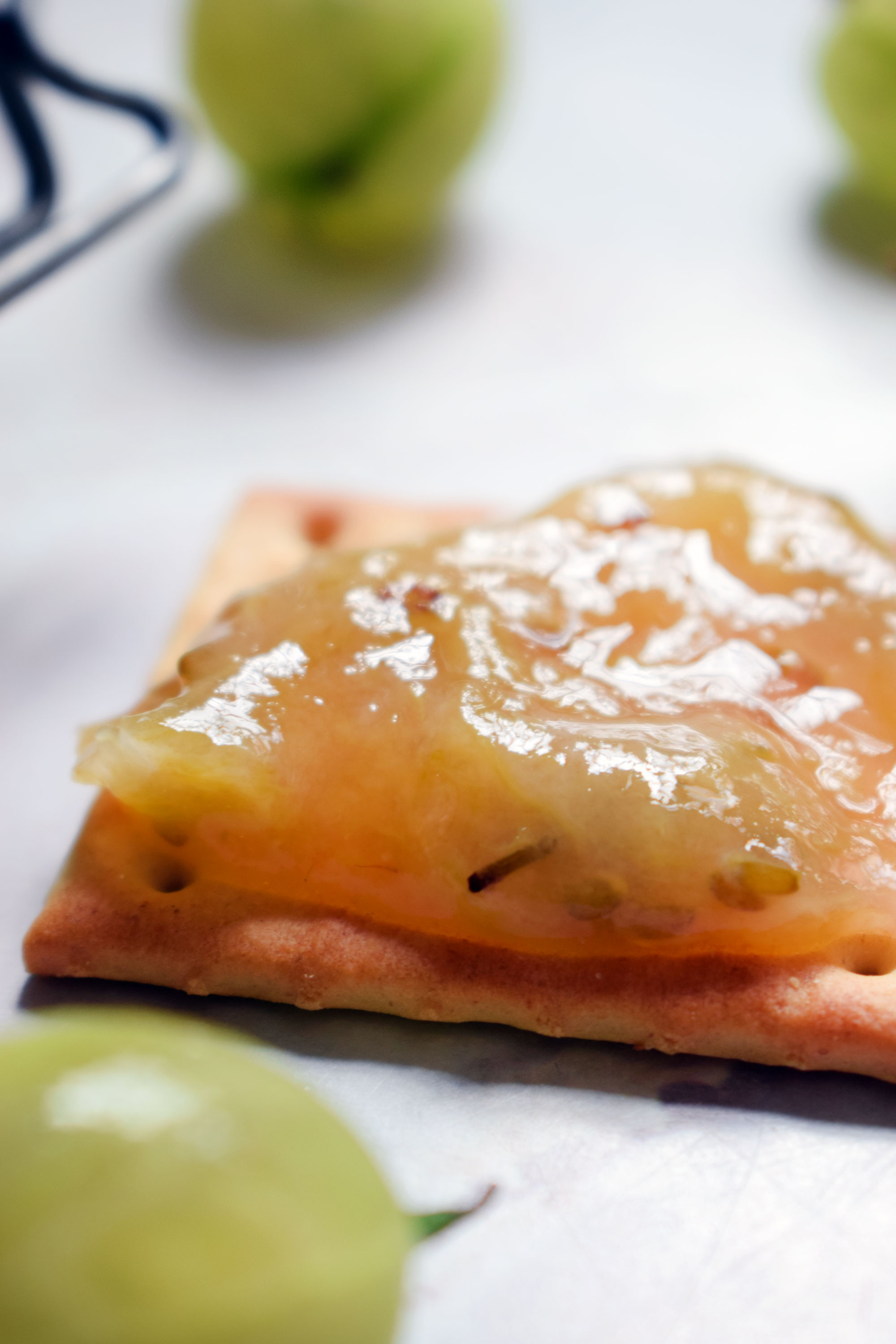 Gooseberry jam (2 ingredients) - Let's Eat Smart