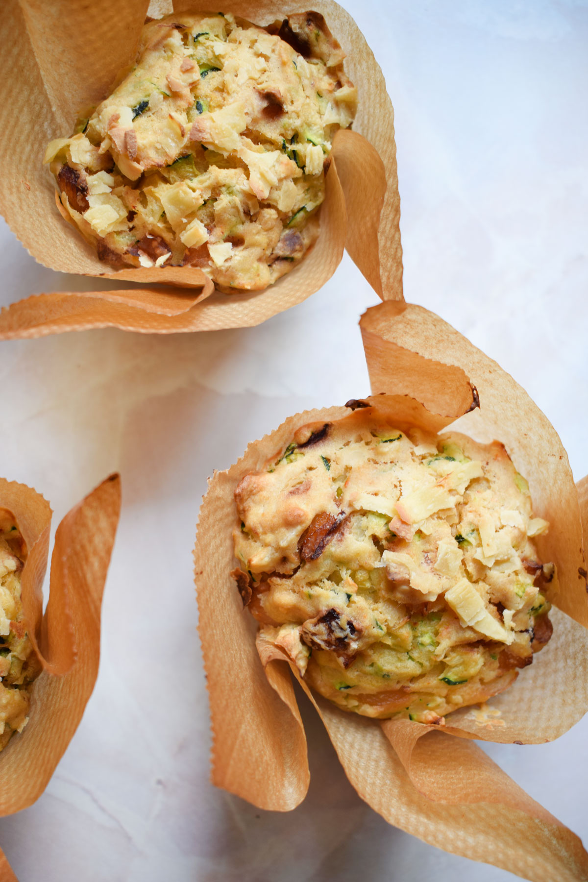 Vegan Cheesy Courgette Savoury Muffins - Let's Eat Smart
