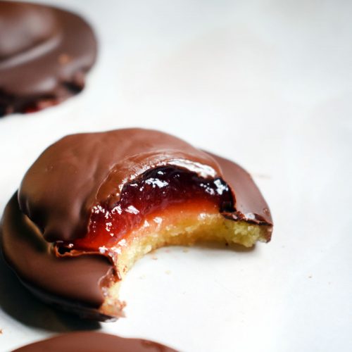 Vegan Jaffa Cakes - Let's Eat Smart