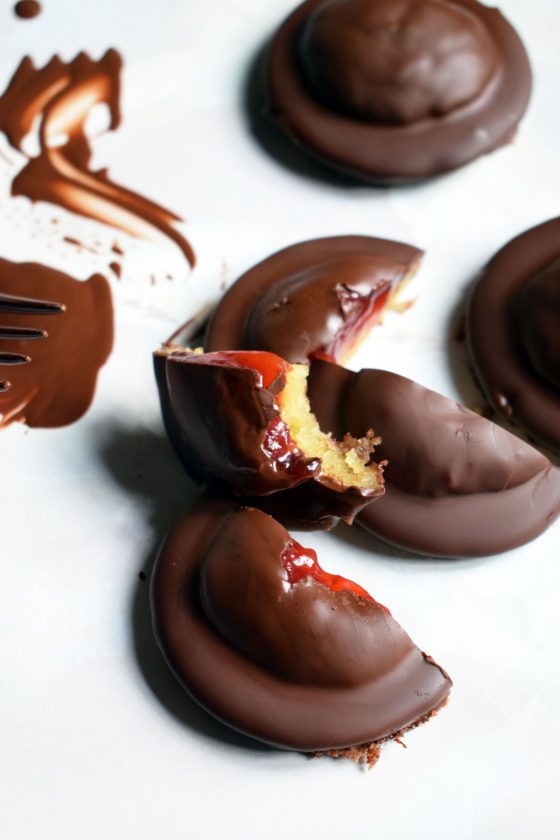 Vegan Jaffa Cakes - Let's Eat Smart