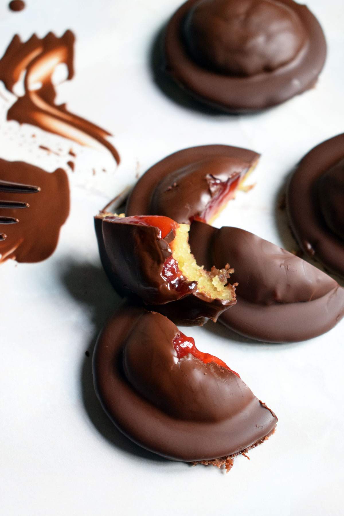 Vegan Jaffa Cakes - Let's Eat Smart