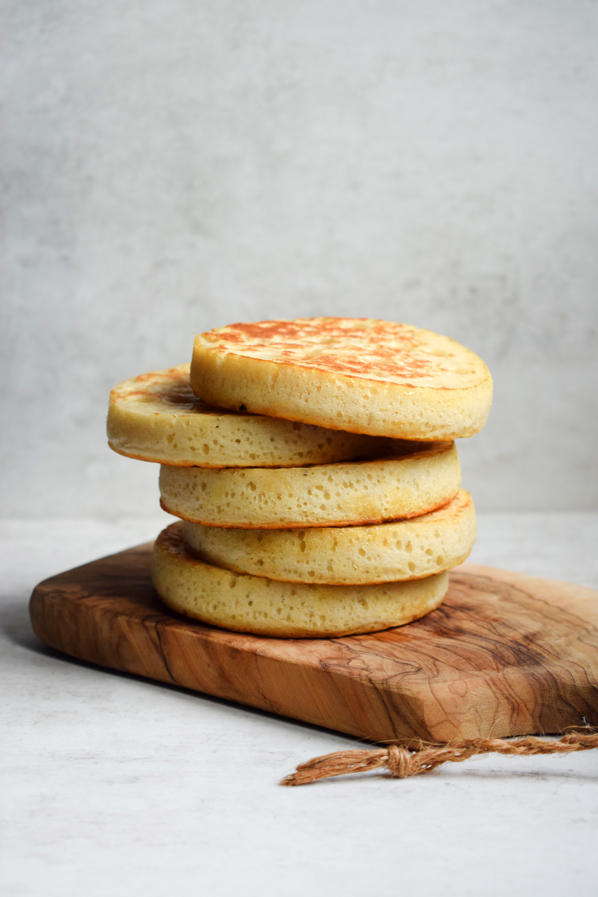 Vegan Homemade Crumpets - Let's Eat Smart