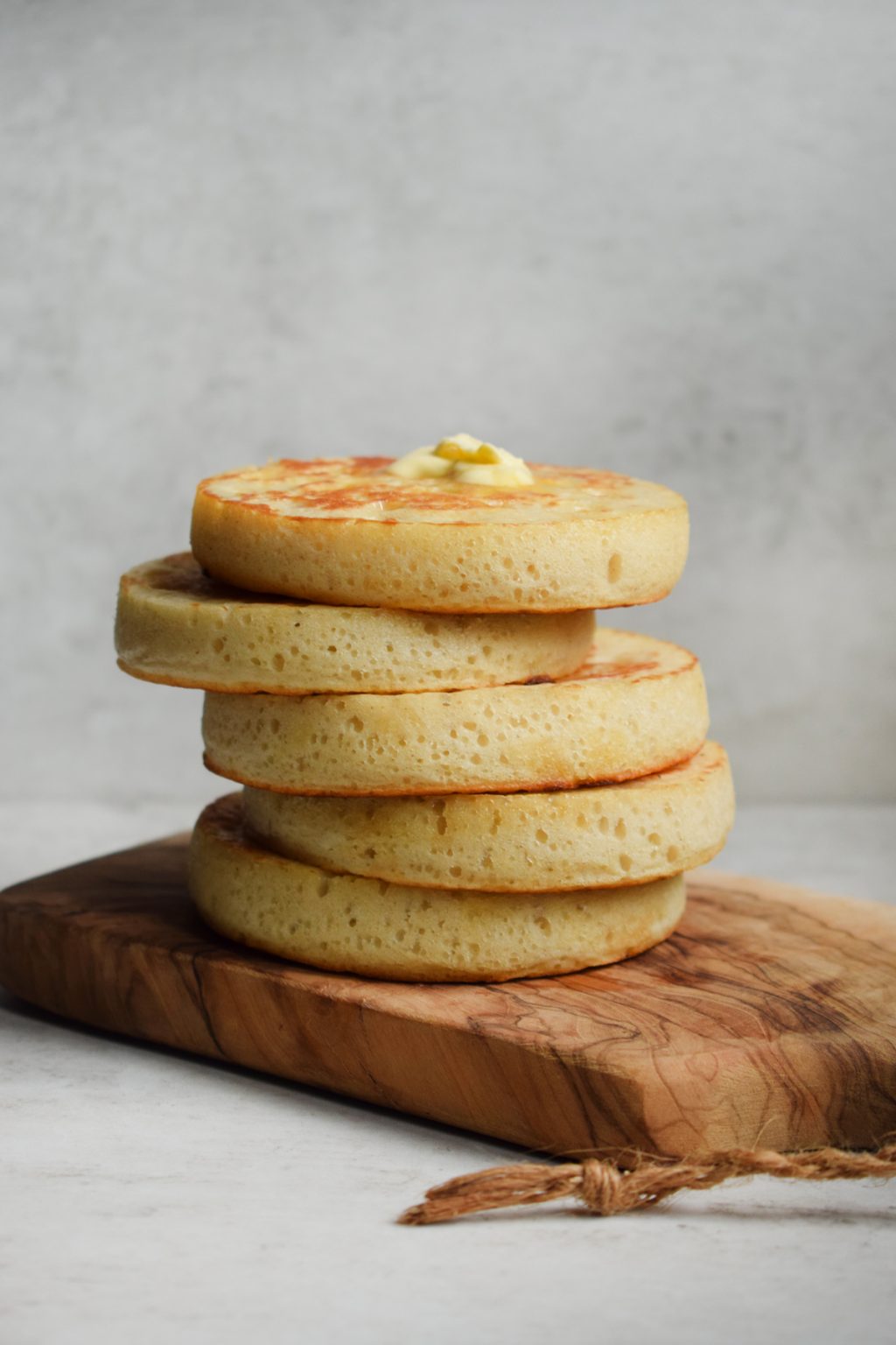 Vegan Homemade Crumpets - Let's Eat Smart