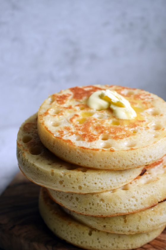 Vegan Homemade Crumpets - Let's Eat Smart