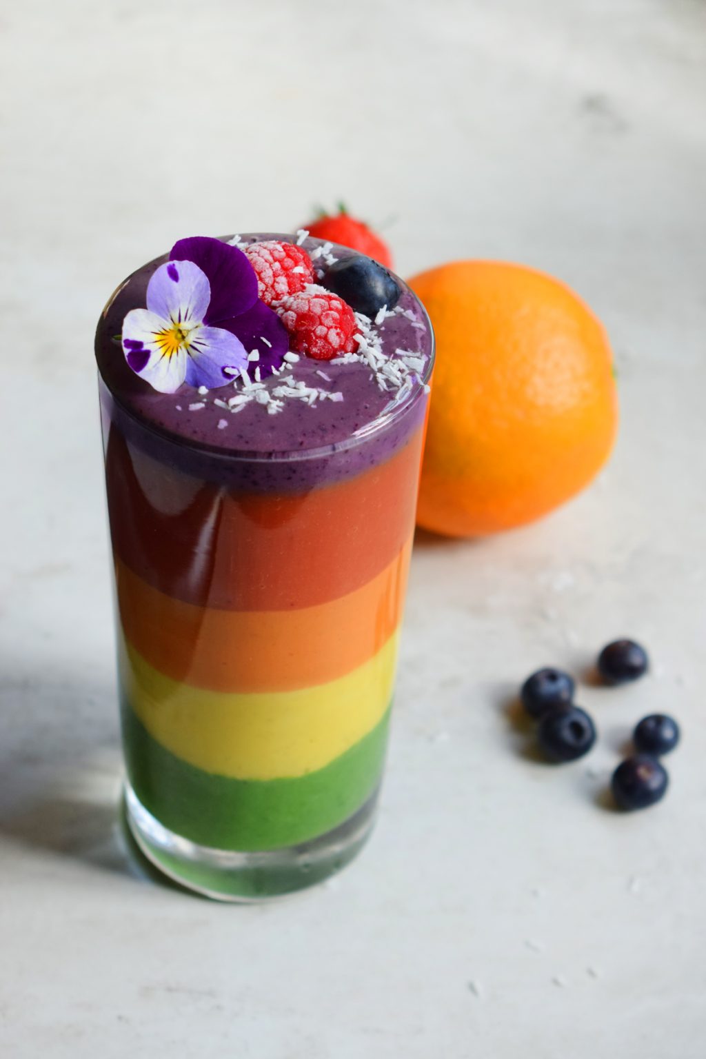 Rainbow Smoothie - Let's Eat Smart