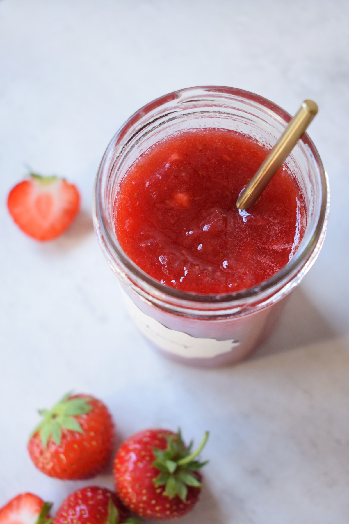 Easy Strawberry Jam (No Pectin & Small Batch) - Let's Eat Smart