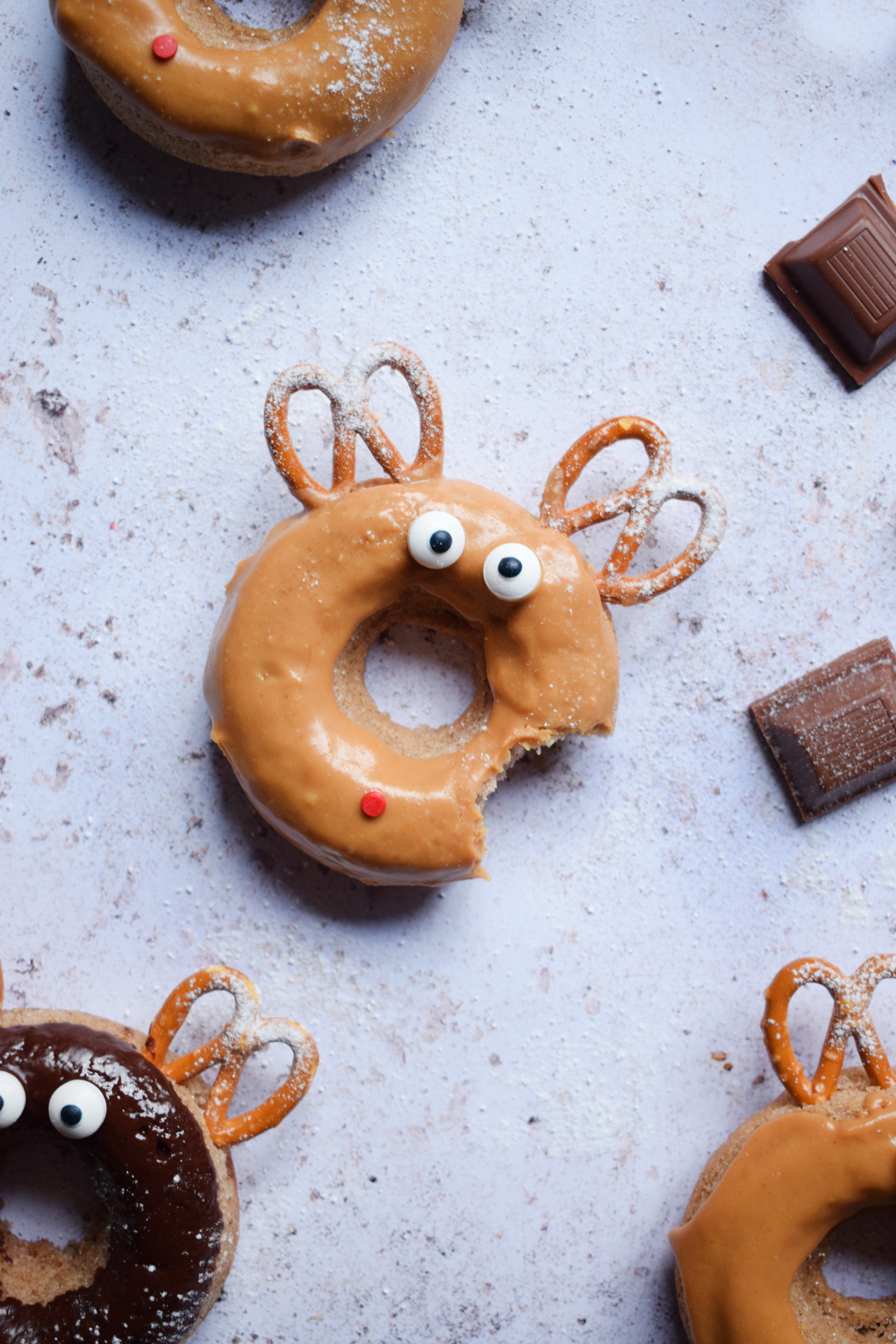 Vegan Cinnamon Baked Donuts (Christmas Edition) - Let's Eat Smart