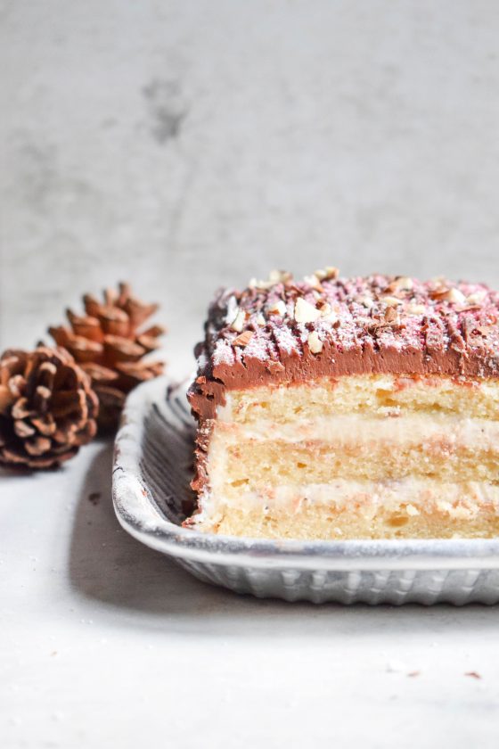 Easy ‘cheat’ vegan yule log - Let's Eat Smart